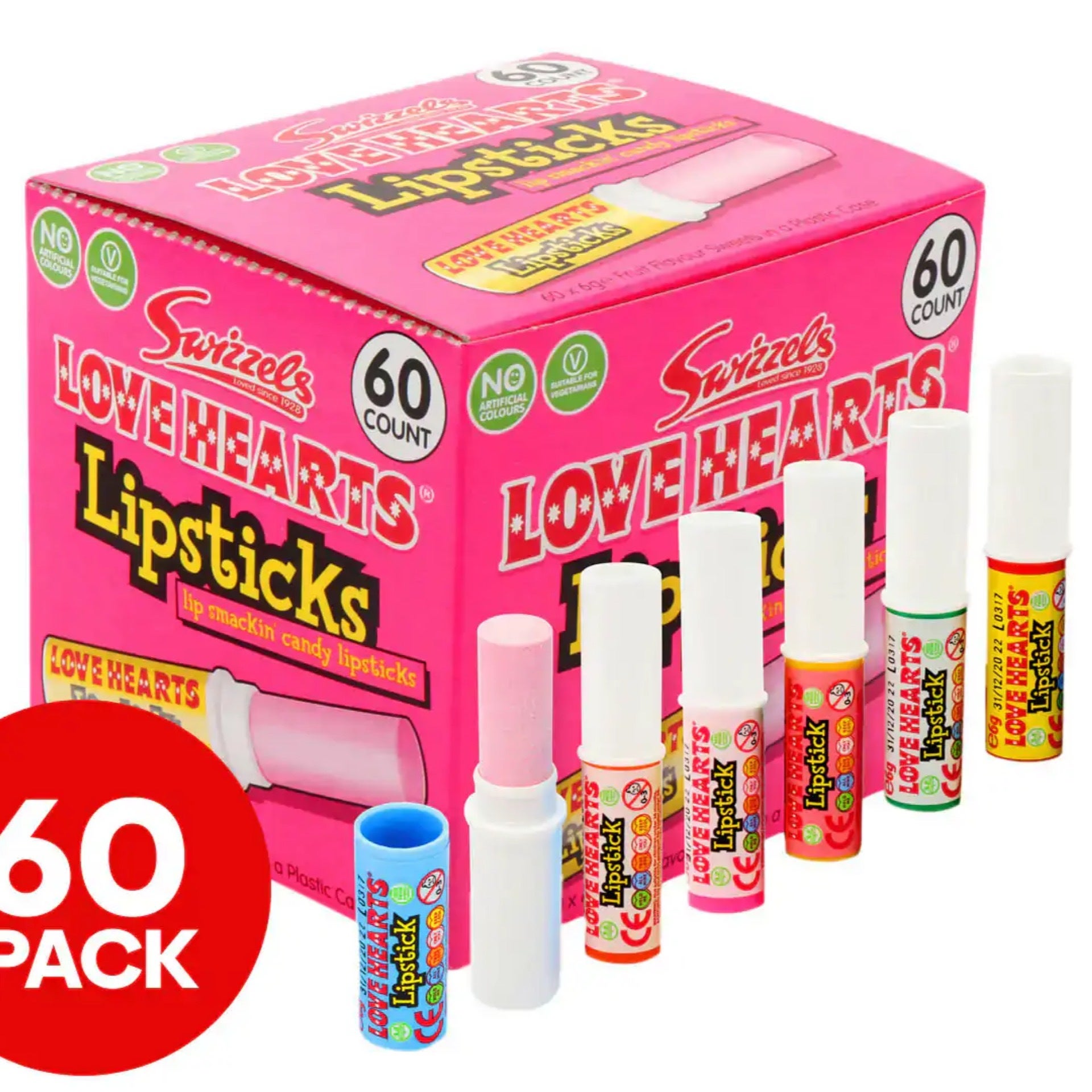 Love heart lipstick candy | Wacky Warehouse Play Cafe